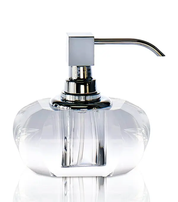 DECOR WALTHER Kristall Soap Dispenser - Silver