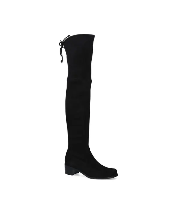 STUART WEITZMAN Suede Midland Over-the-knee Boots - Black