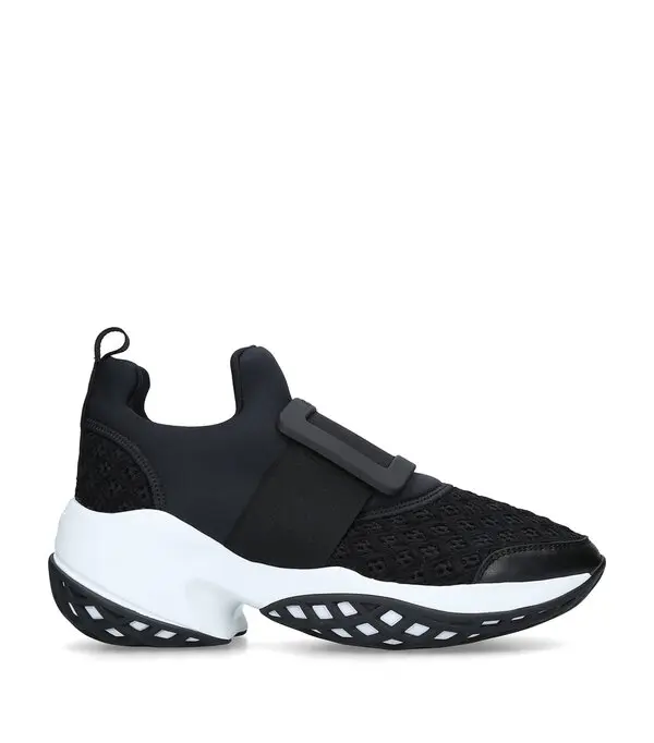 ROGER VIVIER Viv' Run Sneakers - Black
