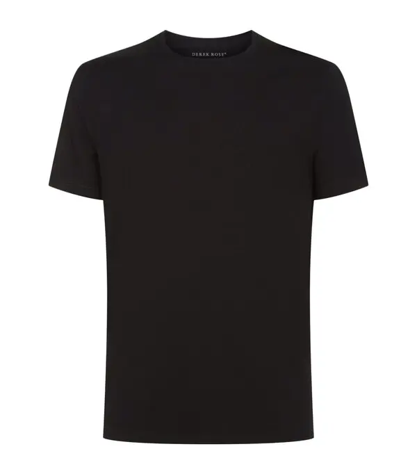 Derek Rose Basel Lounge T-shirt - Black