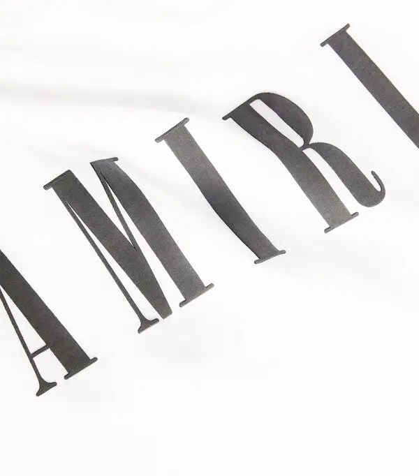 Amiri Cotton Logo T-shirt - White
