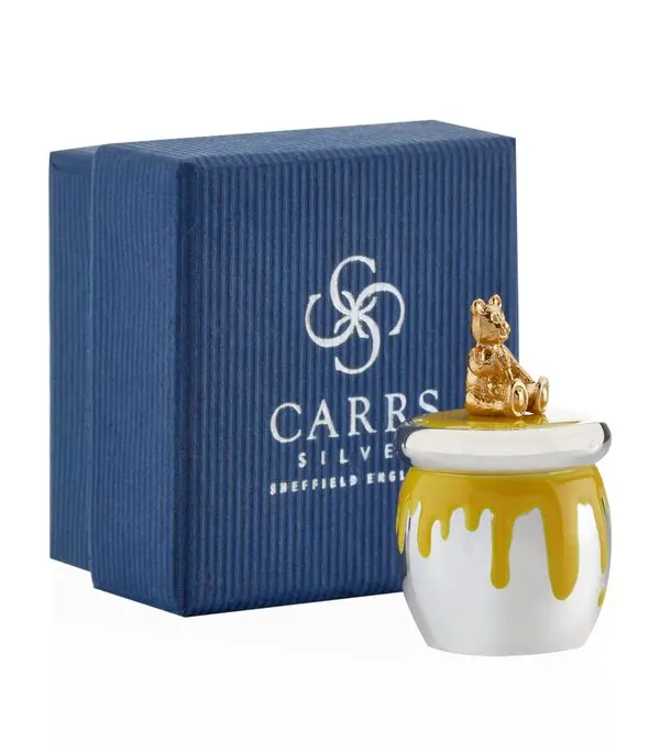 CARRS SILVER Sterling Runny Honey Keepsake Box - Silver