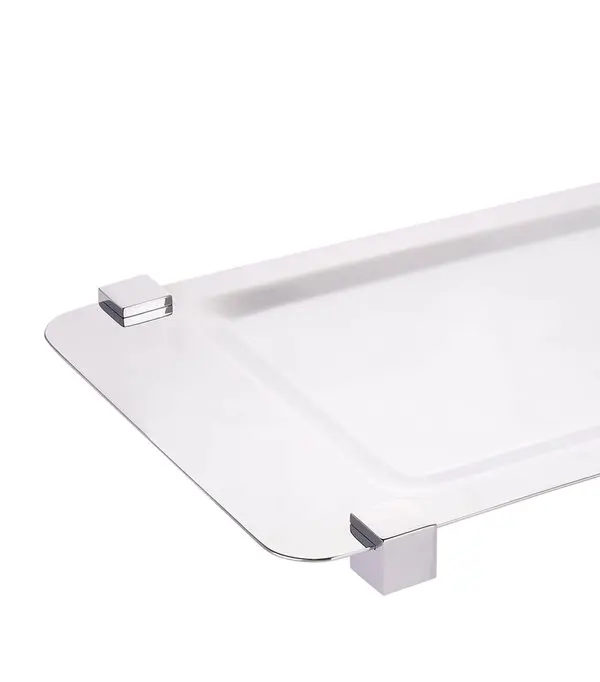 ZODIAC Square Chrome Tray