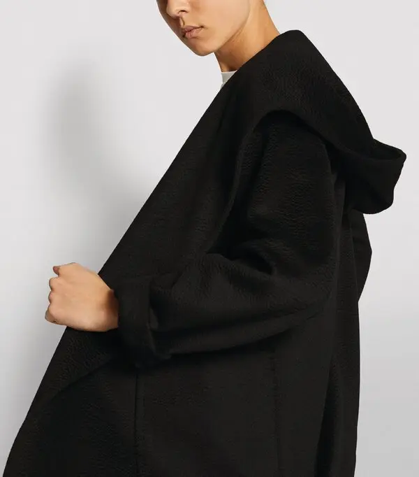 Max Mara Rialto Hooded Coat - Black