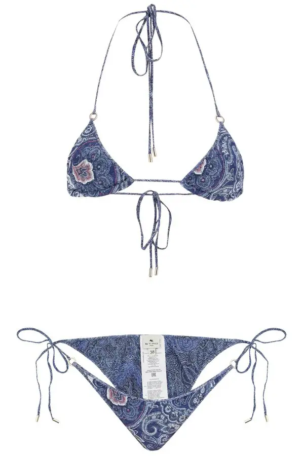Etro Ischia Paisley-print Bikini