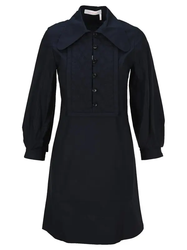 see by chloe collared shirt dress See By Chloé Shirt Dress - Navy