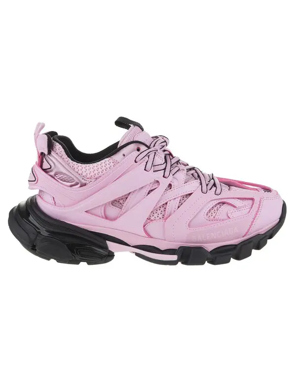 Balenciaga Pink And Black Track Sneakers