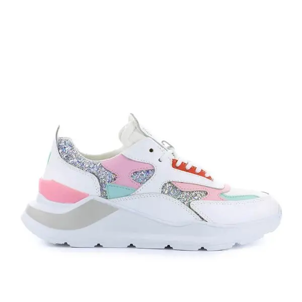 D.a.t.e. D.a.t.e Fuga Glitter Pink Sneaker