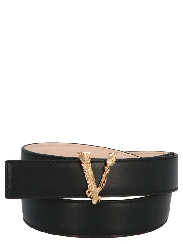 Versace V Logo Belt