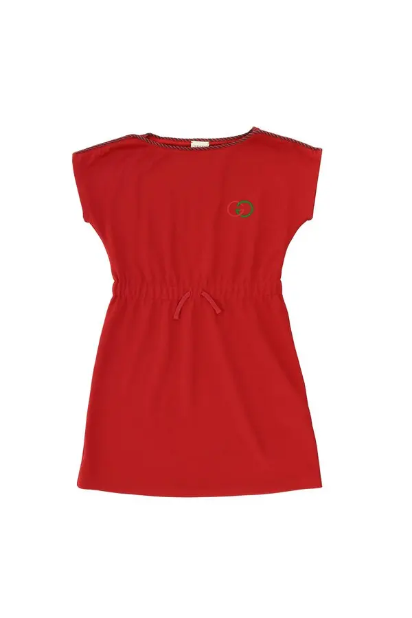 Gucci Dress With Logo - Bianco/Multicolor | Editorialist
