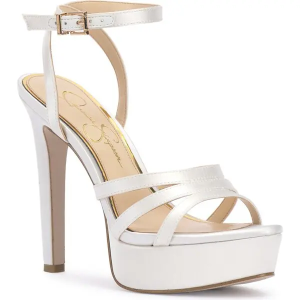 Jessica Simpson Balina Platform Sandal - White