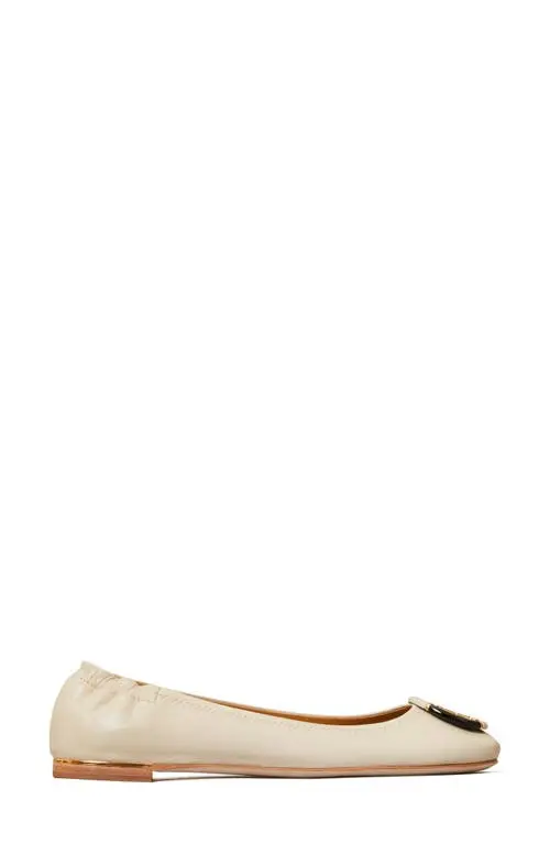 Tory Burch Multi-logo Leather Ballet Flat