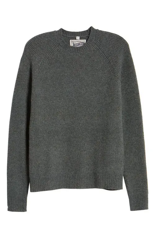 SCHOTT Ribbed Wool Blend Sweater - Sage
