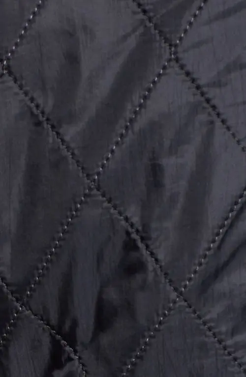 Barbour Fleece Lined Quilted Cavalry Jacket - Navy