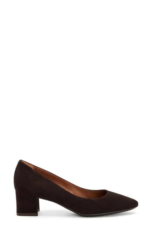 Aquatalia Pasha Weatherproof Pump - Espresso/suede