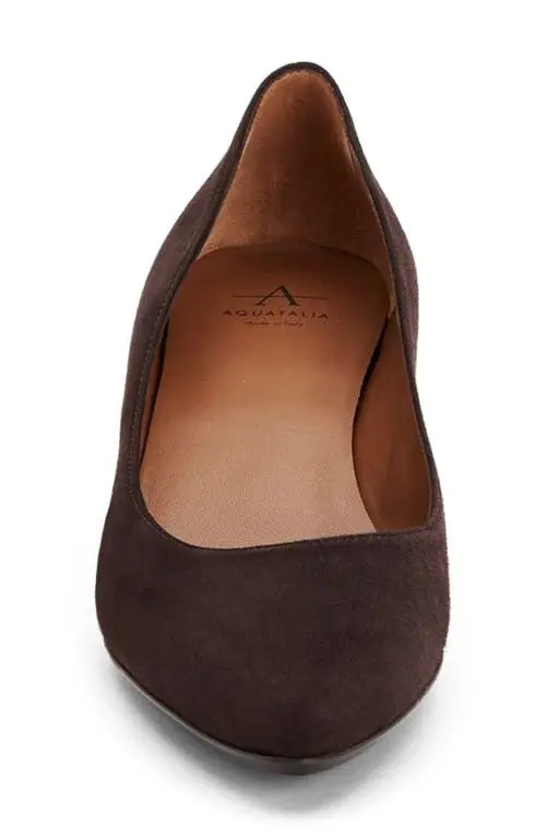 Aquatalia Pasha Weatherproof Pump - Espresso/suede