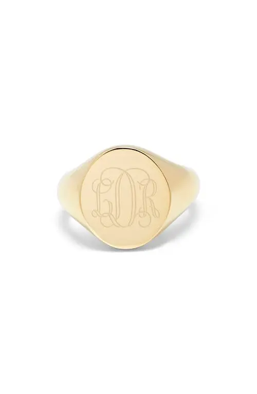 BROOK & YORK Claire Monogram Signet Ring