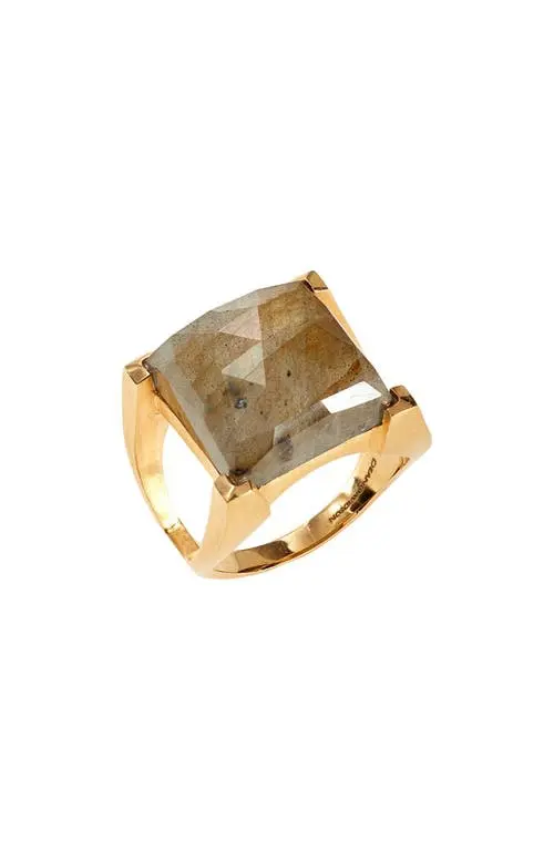 DEAN DAVIDSON Plaza Semiprecious Stone Ring - Labradorite/gold