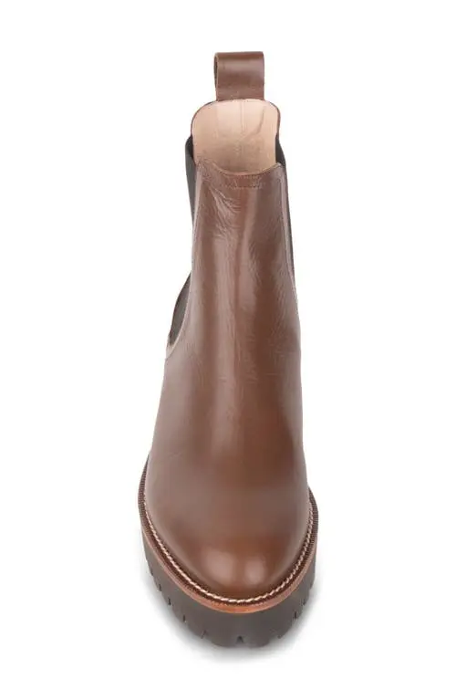 PATRICIA GREEN Lug Sole Chelsea Boot - Chocolate