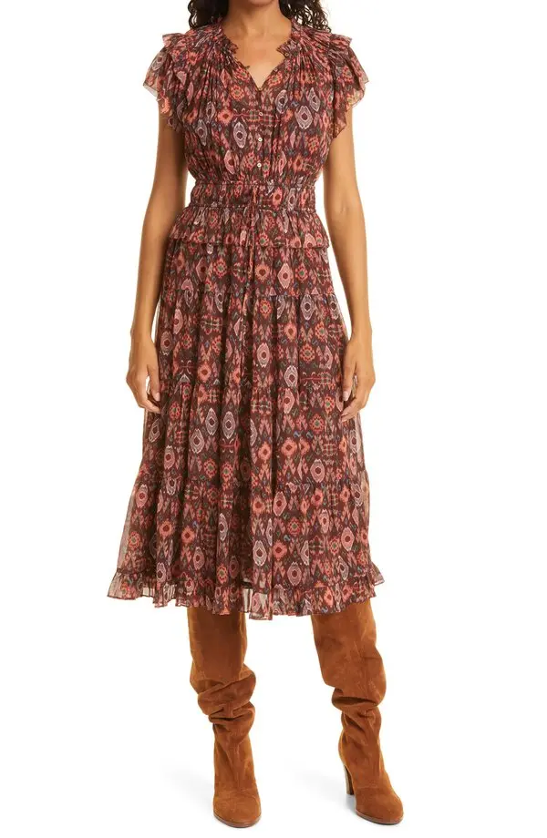 open lace back dress ruffle red dress amazon main image 0