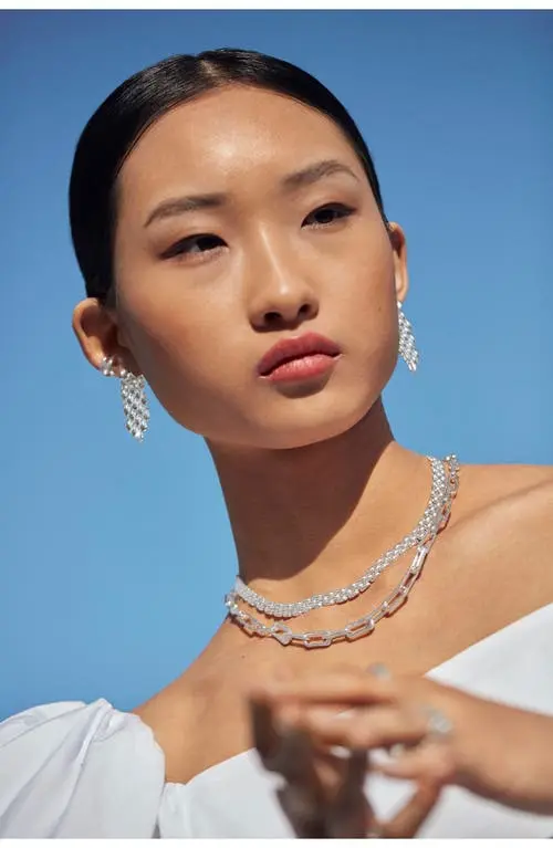 Monica Vinader Heirloom Chain Cocktail Drop Earrings