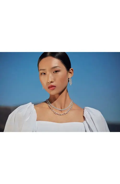 Monica Vinader Heirloom Chain Cocktail Drop Earrings