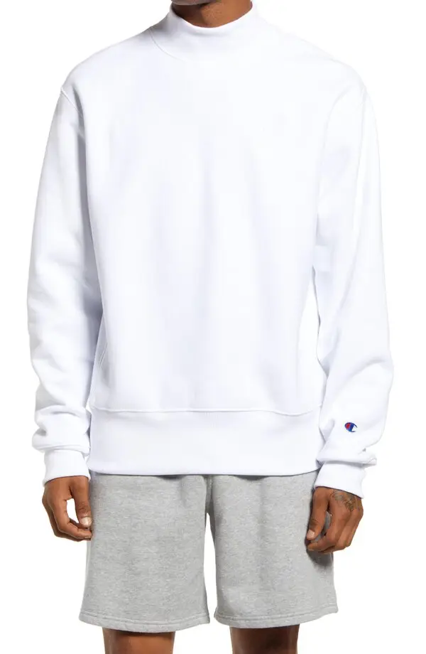 Champion Reverse Weave Mock Neck Sweatshirt