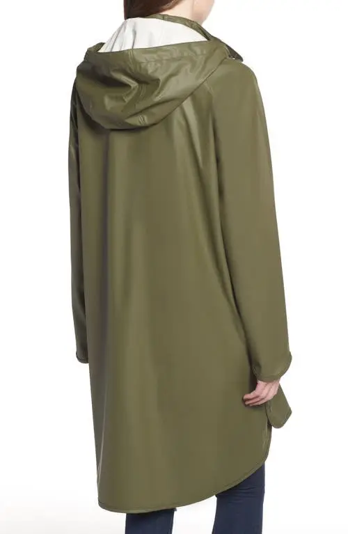 ILSE JACOBSEN Hooded Raincoat - Army