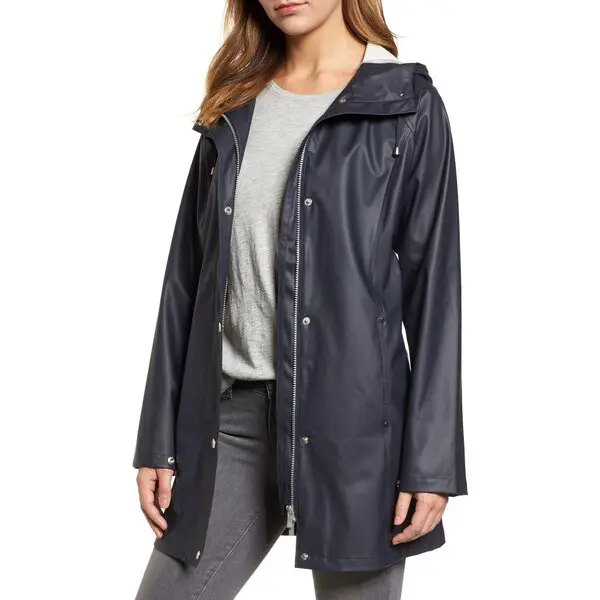 ILSE JACOBSEN Raincoat - Dark Indigo
