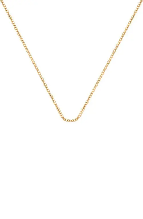Monica Vinader Fine Chain Link Necklace - Gold