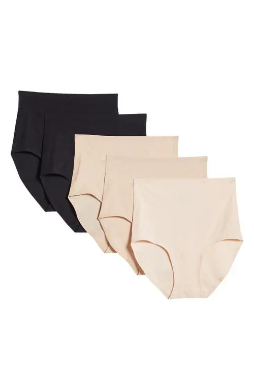 Chantelle Soft Stretch 5-pack High Waist Briefs - Multi/multi