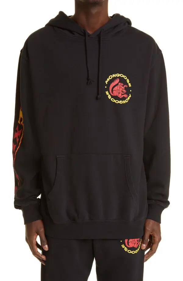 OUR LEGENDS Mongoose Logo Graphic Hoodie