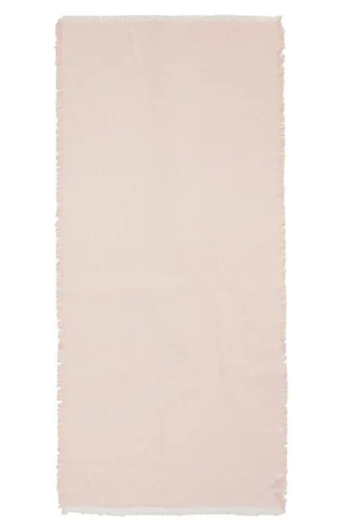Treasure & Bond Herringbone Burlap Scarf - Pink Sepia Combo