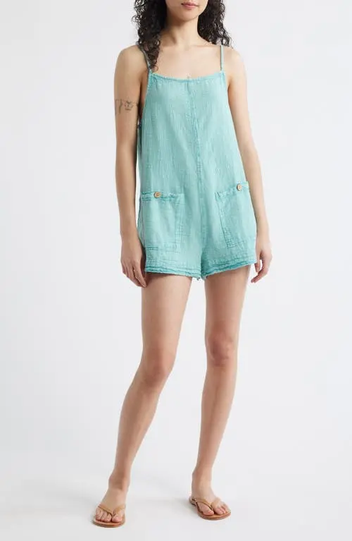 Rip Curl Classic Surf Tank Romper - Dusty Turquoise