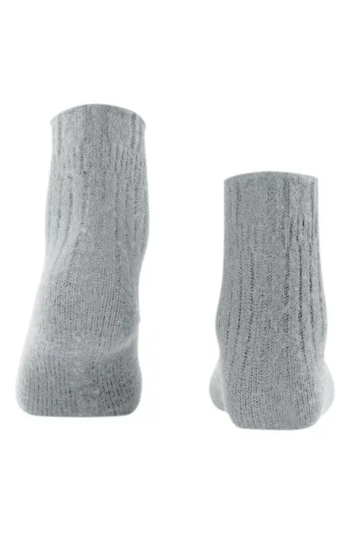 Falke Wool-blend Lounge Socks - Silver