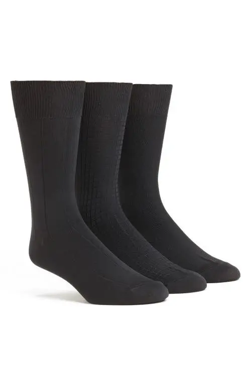Calvin Klein 3-pack Microfiber Socks - Black