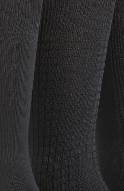 Calvin Klein 3-pack Microfiber Socks - Black