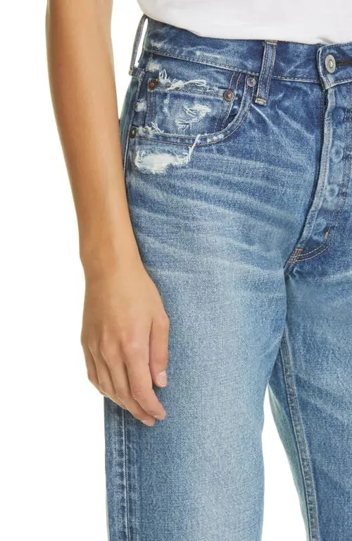 MOUSSY Ashley Wide Straight Leg Jeans