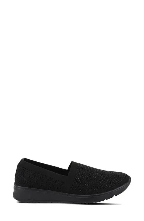 SPRING STEP SHOES Century Slip-on Sneaker - Black Fabric