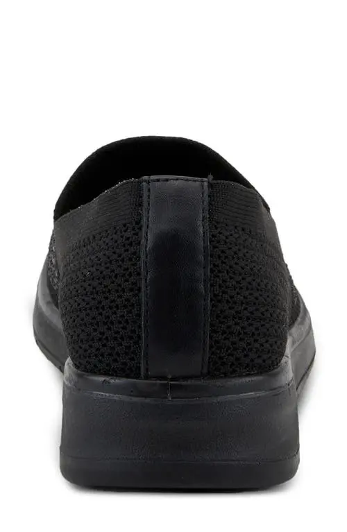SPRING STEP SHOES Century Slip-on Sneaker - Black Fabric