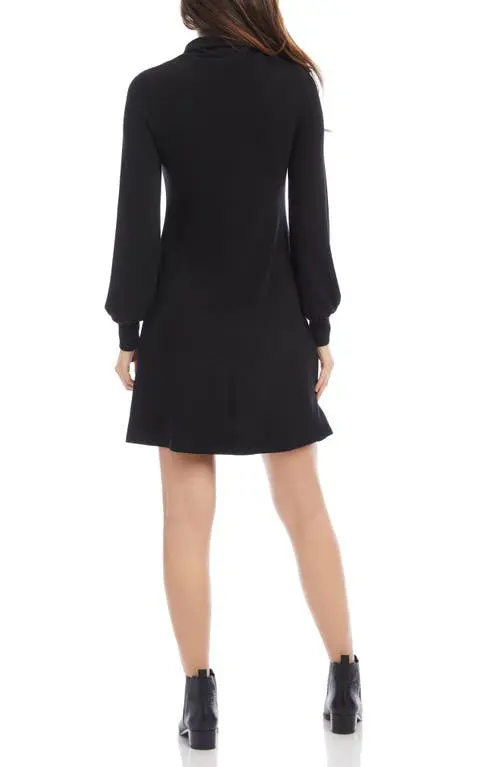 Karen Kane Drape Neck Sweater Dress