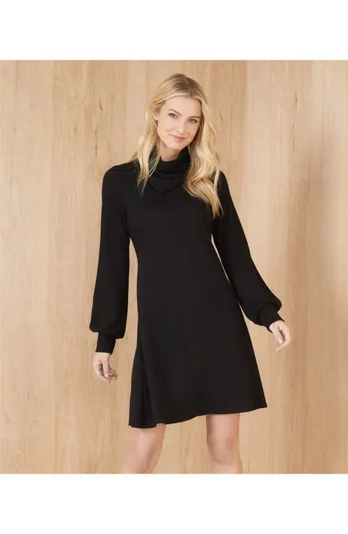 Karen Kane Drape Neck Sweater Dress