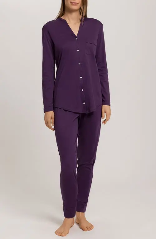 Hanro Pure Essence Pajamas - Amethyst