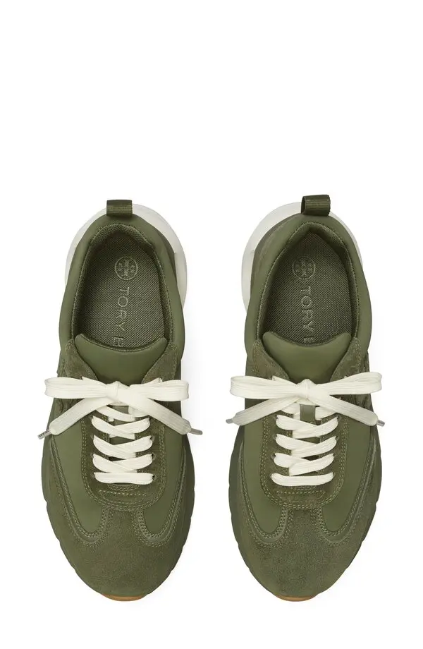 Tory Burch Good Luck Sneaker - Palm Leaf/ Palm Leaf