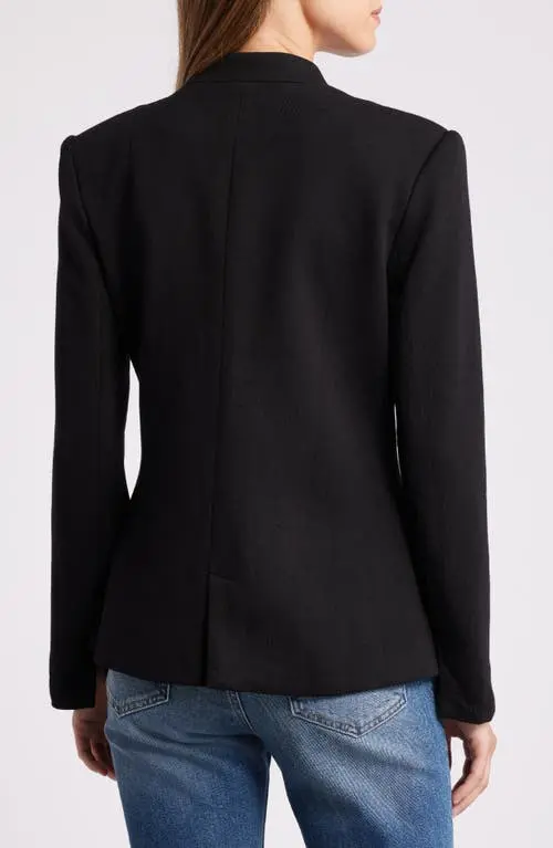 GIBSONLOOK Inverted Notch Collar Knit Blazer