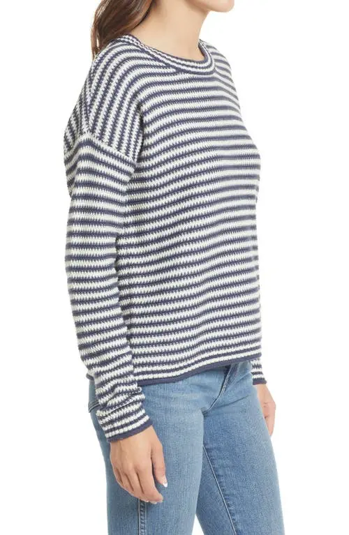 Madewell Seagrove Stripe Pullover Sweater