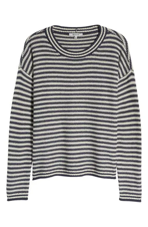 Madewell Seagrove Stripe Pullover Sweater
