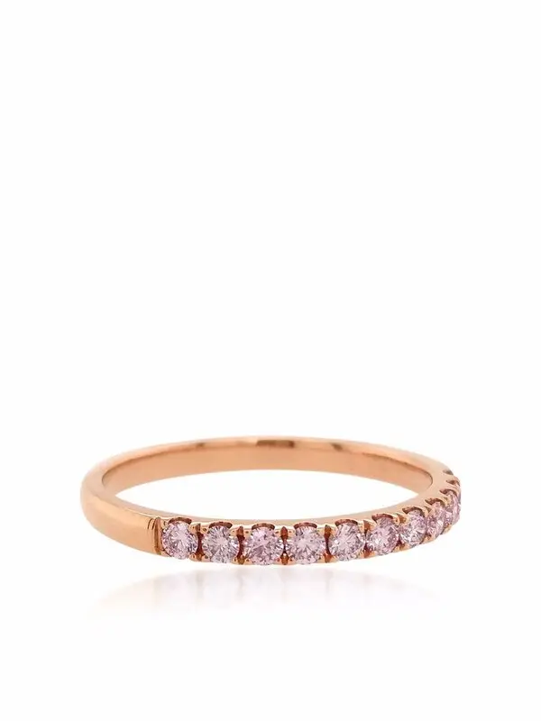 HYT JEWELRY 18kt Rose Gold Argyle Diamond Ring - Pink