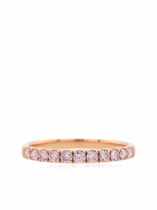 HYT JEWELRY 18kt Rose Gold Argyle Diamond Ring - Pink