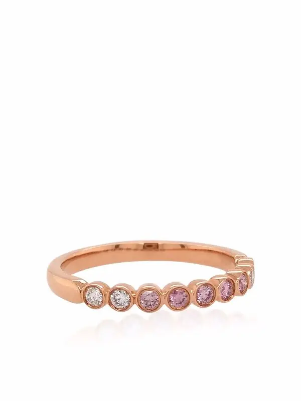 HYT JEWELRY 18kt Rose Gold Diamond Ring - Pink